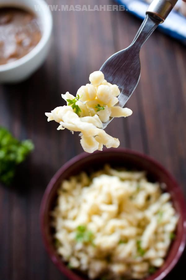 Homemade Plain Spaetzle Recipe
