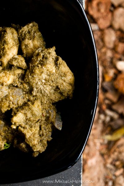 Chicken Cafreal Recipe - Goan curried chicken dish | MasalaHerb.com