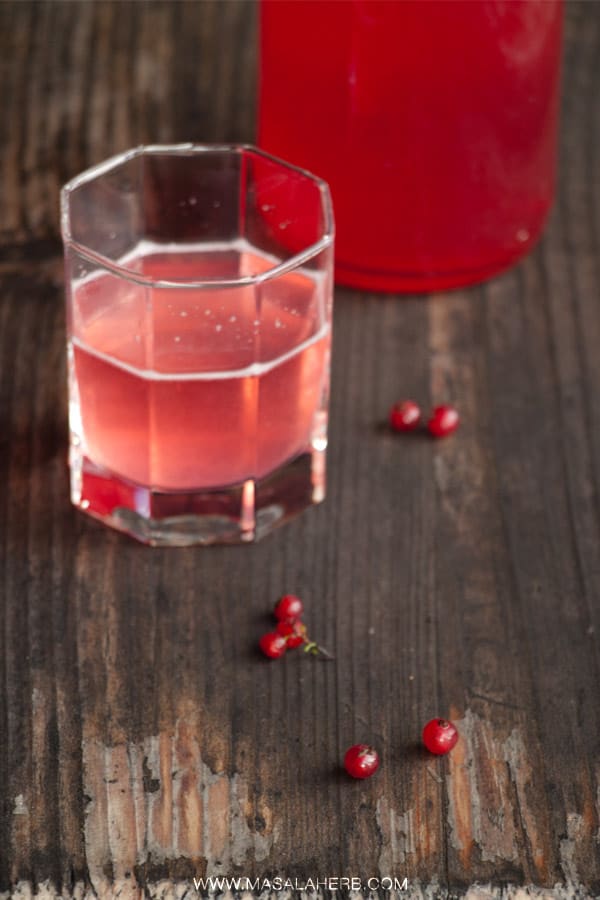 Red Currant Cordial Recipe - How to make Syrup [no cooking!]