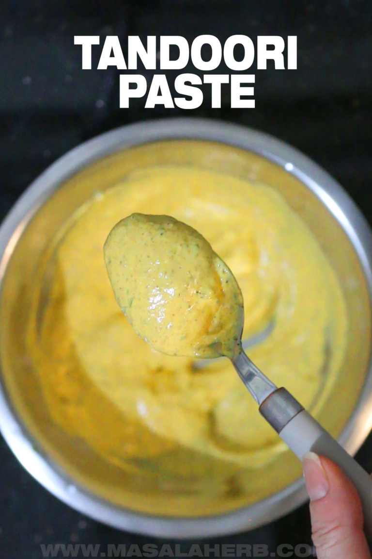 3 min Tandoori Paste Recipe Sauce to Marinate | MasalaHerb.com