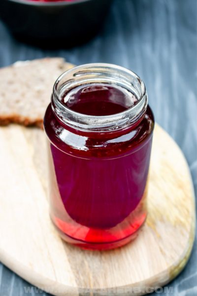 French Red Currant Jelly without Pectin