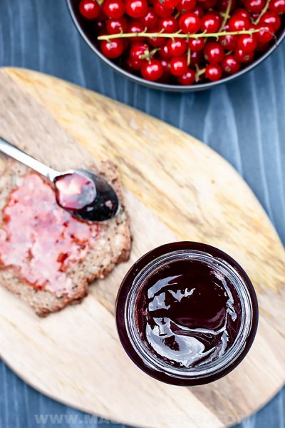 French Red Currant Jelly without Pectin