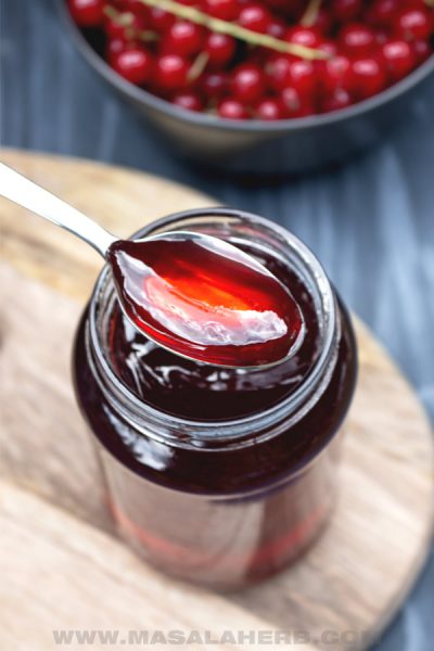 French Red Currant Jelly without Pectin