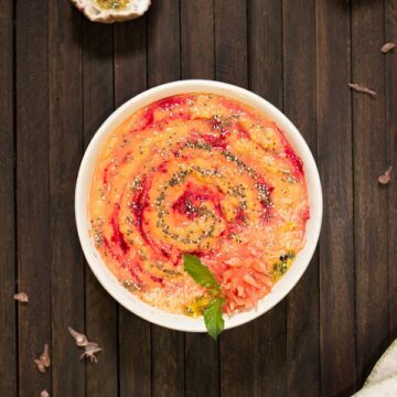 Pomelo Fruit Smoothie Bowl & How to prepare Pomelo 🍊