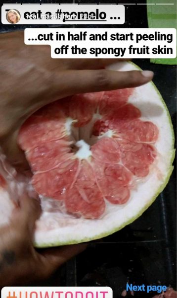 Pomelo Fruit Smoothie Bowl & How to prepare Pomelo 🍊