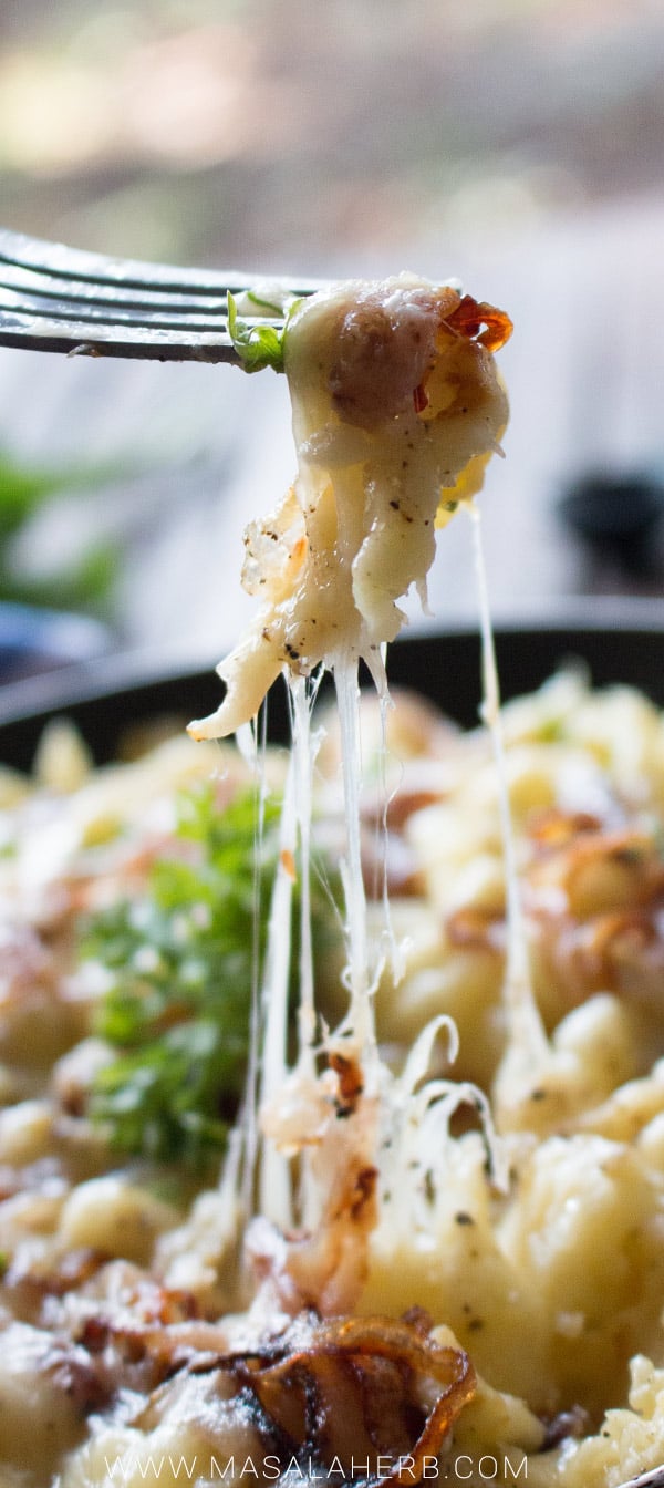 Cheese Spaetzle Recipe (Käsespätzle) | Masala Herb