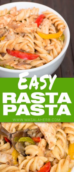 Easy Rasta Pasta Recipe [+Video] 🇯🇲 | Masala Herb