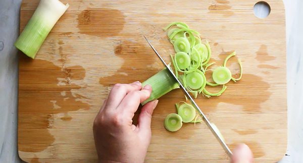How to cut leeks 3 ways