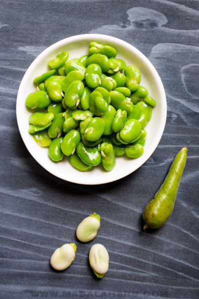 Fava Beans - How to prep, cook and store them | MasalaHerb.com