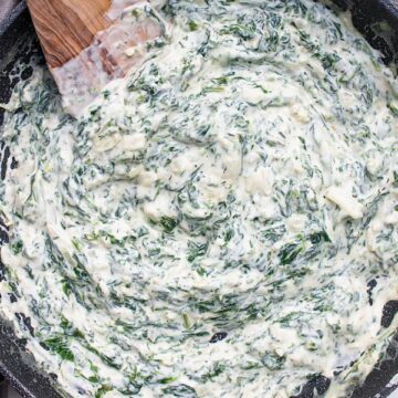 Quick Creamed Spinach with Cream Cheese Recipe