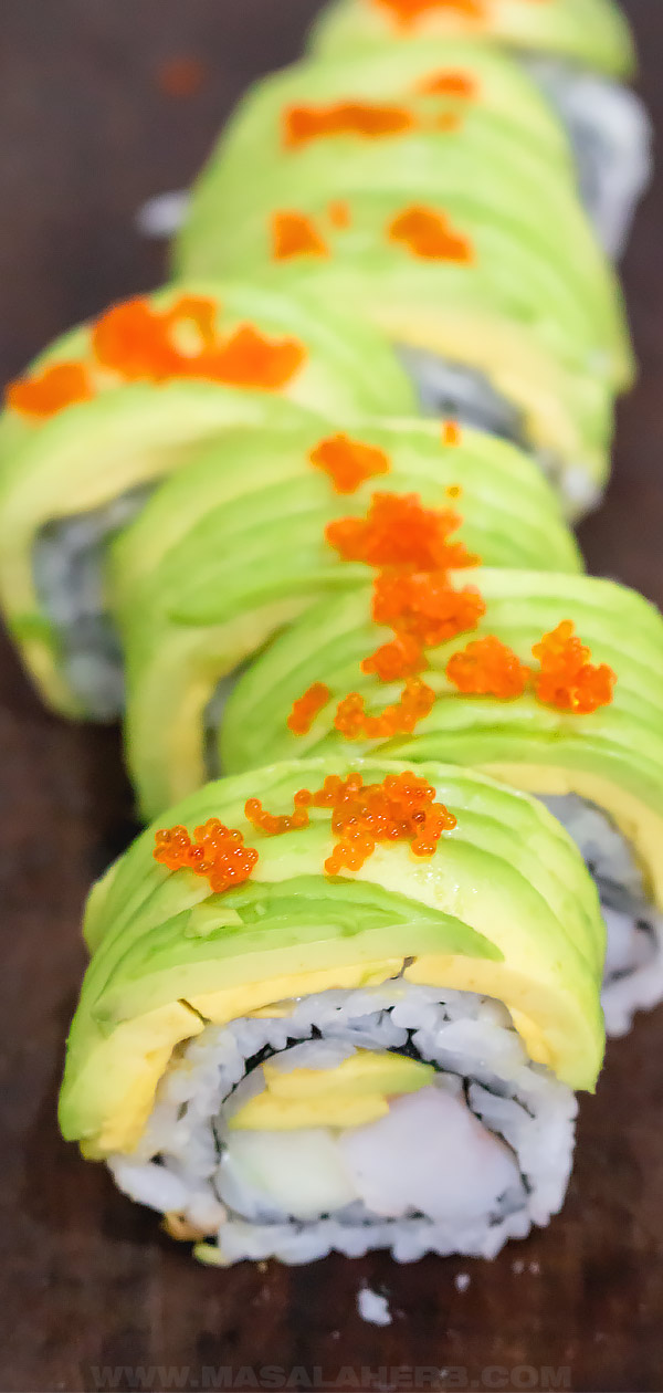+5 Inside out Sushi Roll Ideas (Uramaki Sushi) | MasalaHerb.com