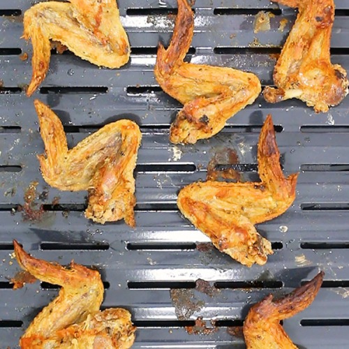 2 Ingredients Crispy Baked Chicken Wings without Oil
