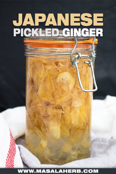 Homemade Japanese Pickled Ginger for Sushi
