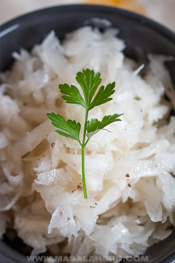 Shredded Turnip Salad Recipe