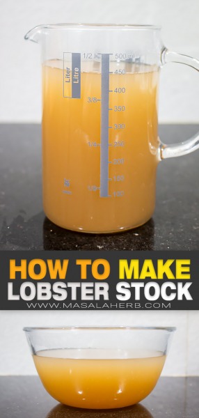 Homemade Lobster Shell Stock