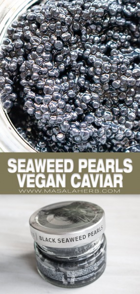 Seaweed Pearls Vegan Caviar | MasalaHerb.com