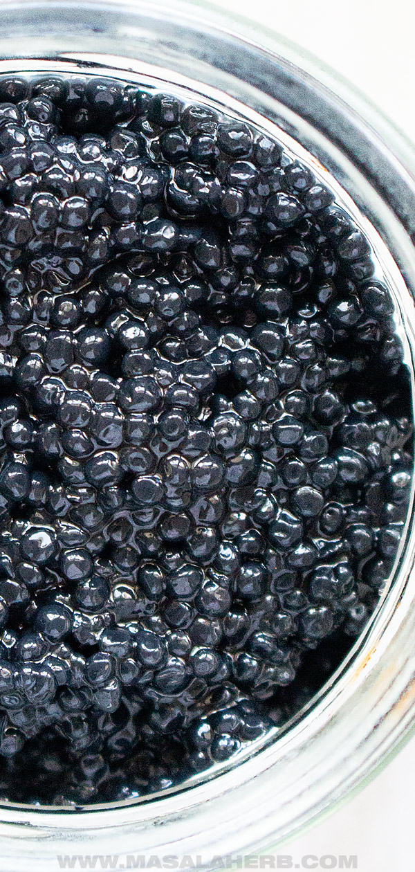 Seaweed Pearls aka Vegan Seaweed Caviar