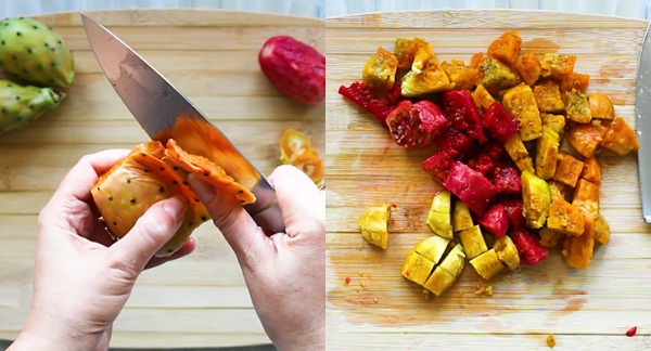 Prickly Pear Juice (Cactus Fruit) without Blender or Juicer