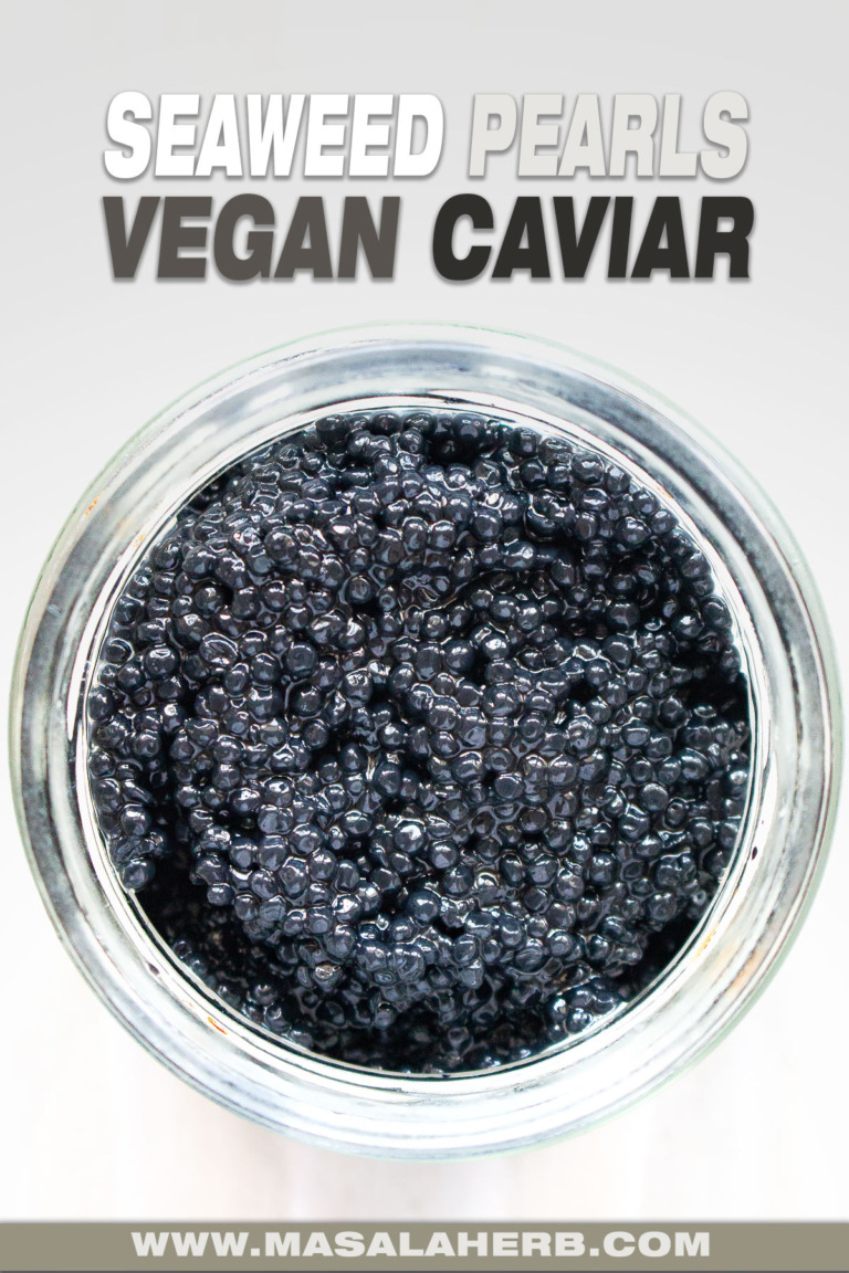 Seaweed Pearls aka Vegan Seaweed Caviar