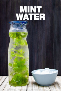 Homemade Mint Infused Water