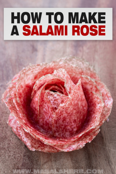How to Make a Salami Rose