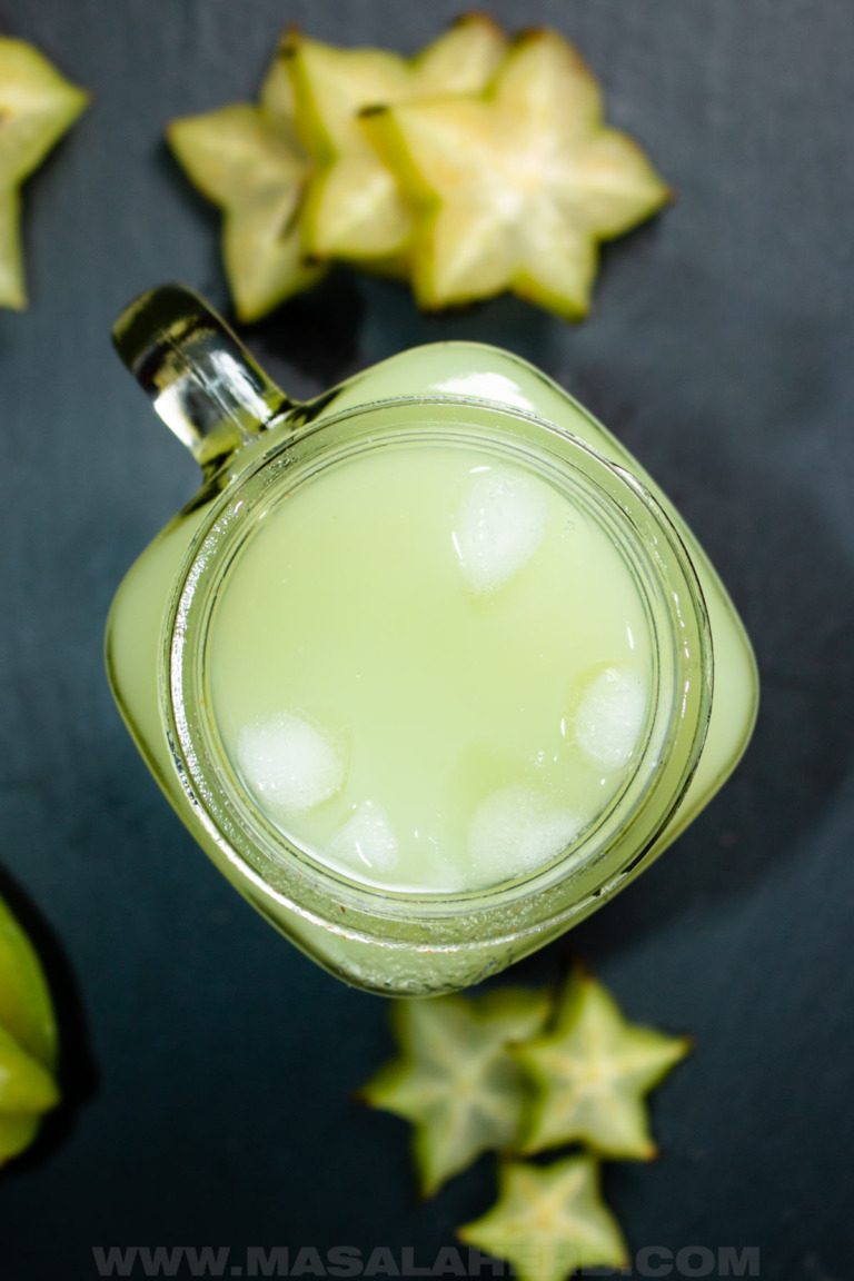 Fresh Star Fruit Juice Recipe (Carambola)