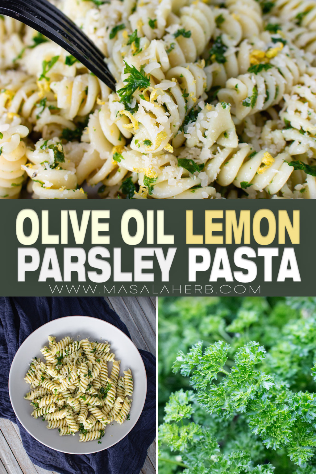 Olive Oil Lemon Parsley Pasta Recipe
