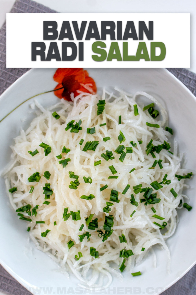 Bavarian Radi Salad Recipe (shredded)