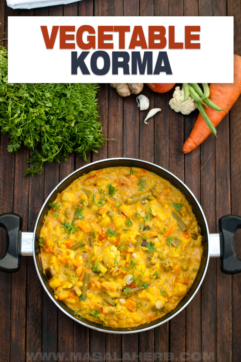 Creamy Mixed Vegetable Korma with Yogurt