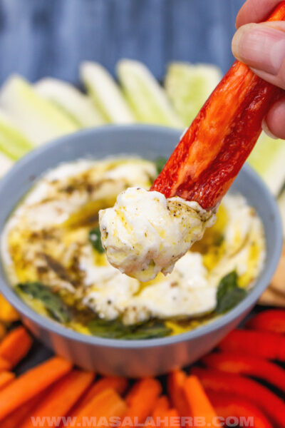 Za'atar Labneh Dip Recipe