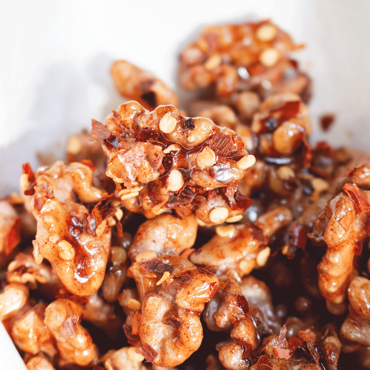 Spiced Honey Roasted Walnuts Recipe