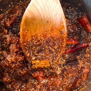 Spiced Fig Chutney with Fresh Figs