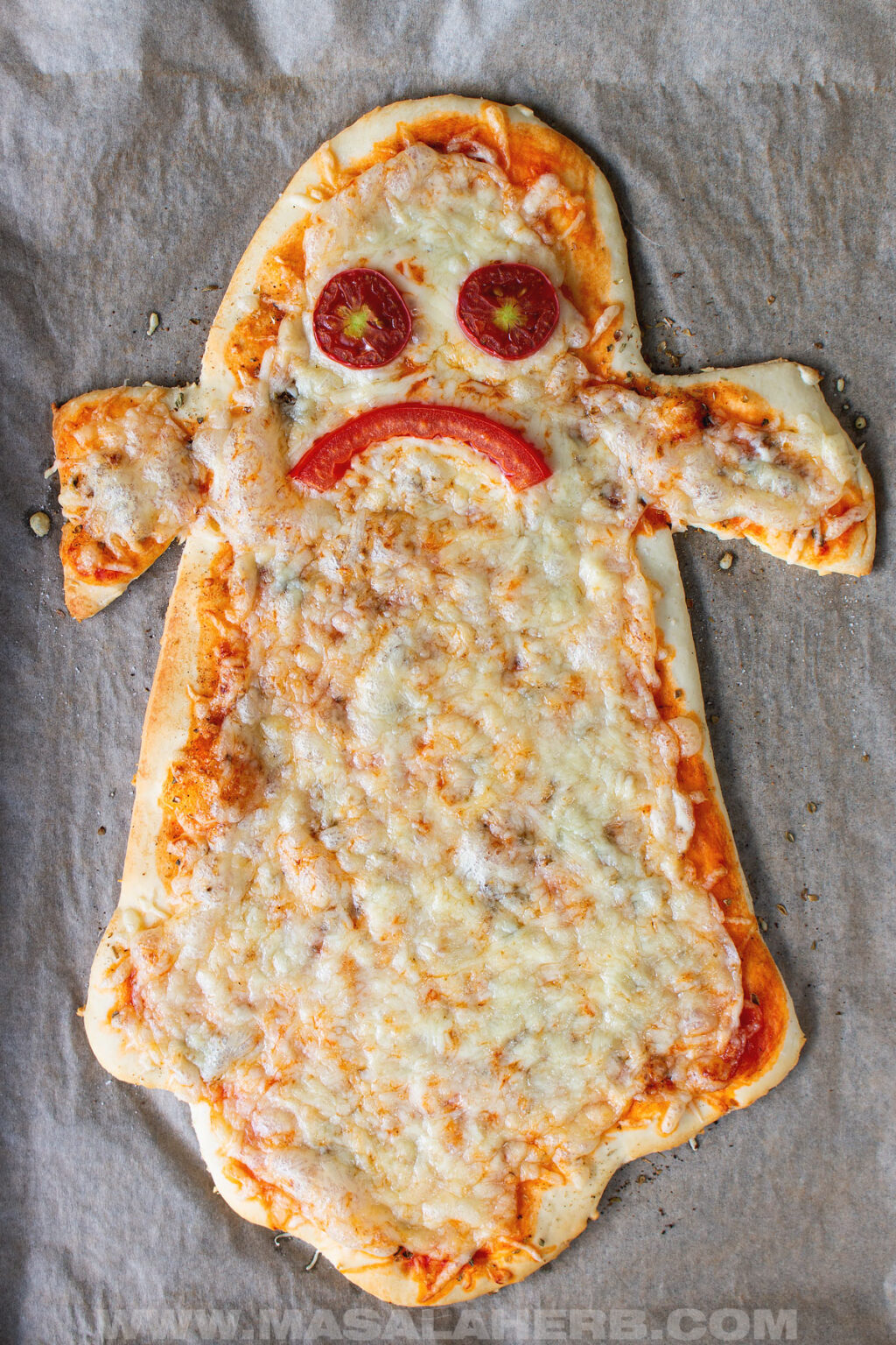 Halloween Ghost Pizza