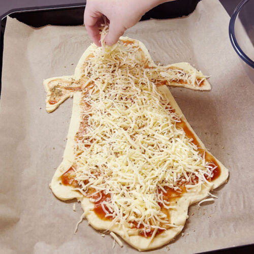 Halloween Ghost Pizza