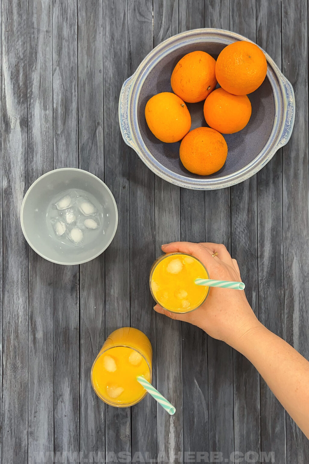 Mandarin Juice without a Juicer