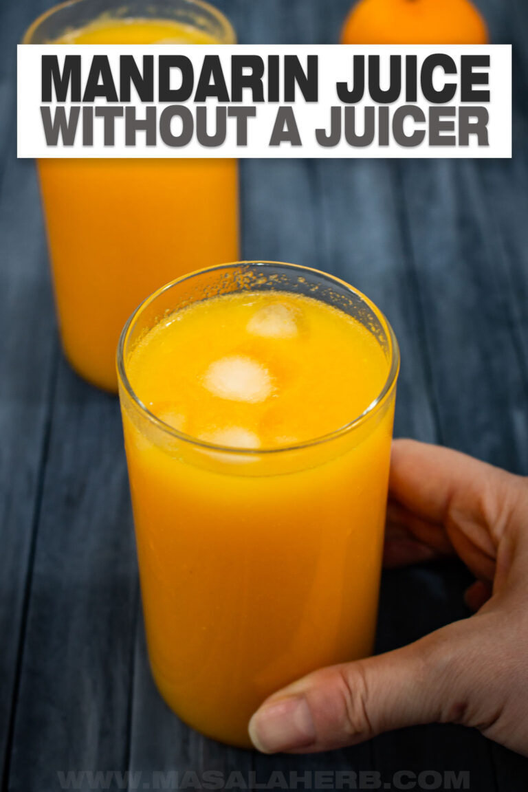 Mandarin Juice without a Juicer