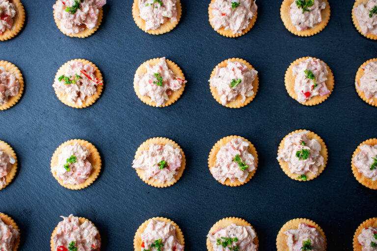 Tuna Ritz Cracker Appetizer