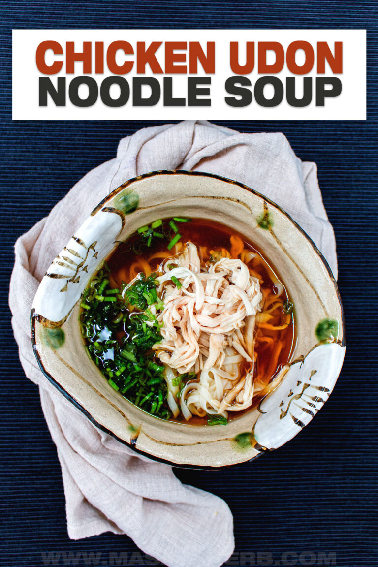Japanese Chicken Udon Noodle Soup Recipe