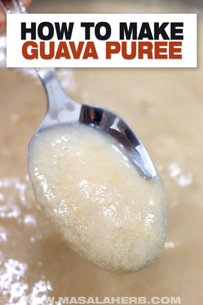 How to Make Guava Purée from Fresh Fruits