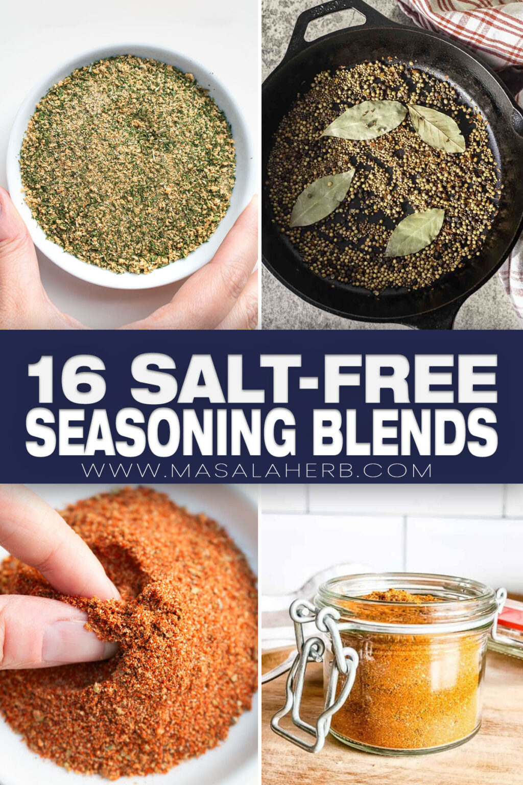16 Salt-Free Seasoning Blends