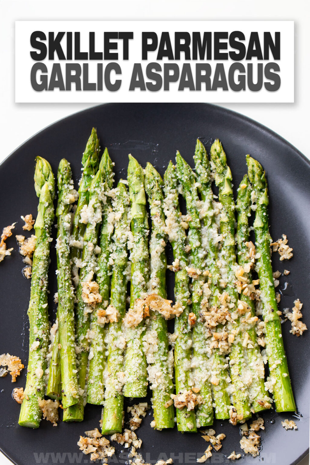 Skillet Parmesan Garlic Asparagus