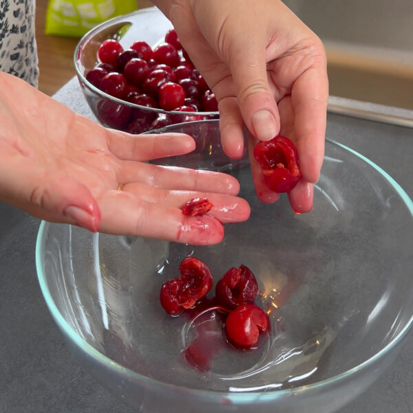 Dehydrated Cherries in the Dehydrator