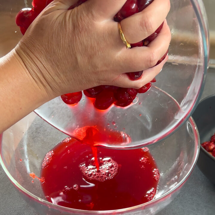 Dehydrated Cherries in the Dehydrator
