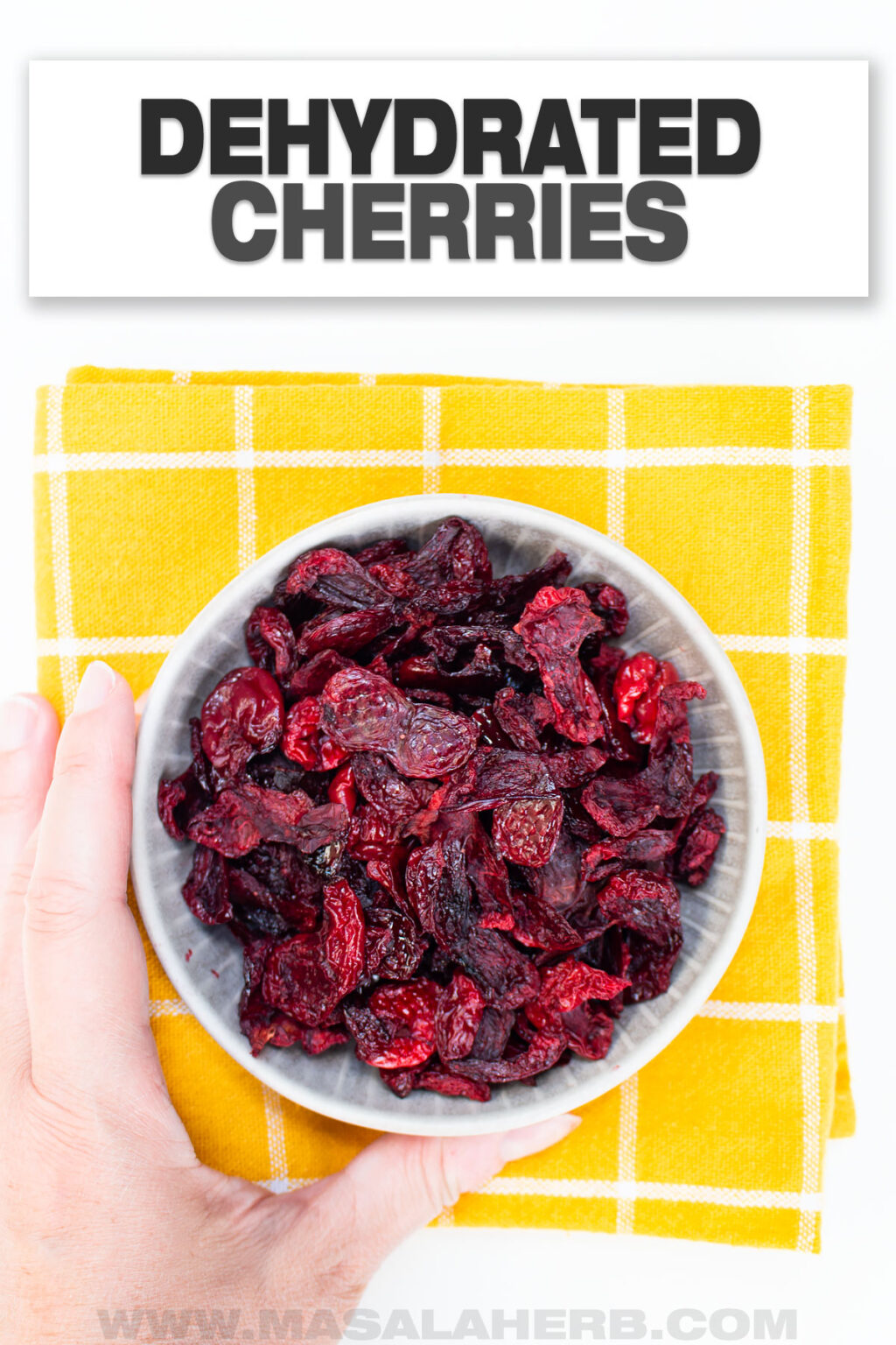 Dehydrated Cherries in the Dehydrator