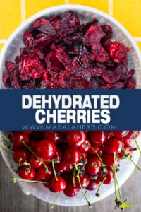 Dehydrated Cherries in the Dehydrator
