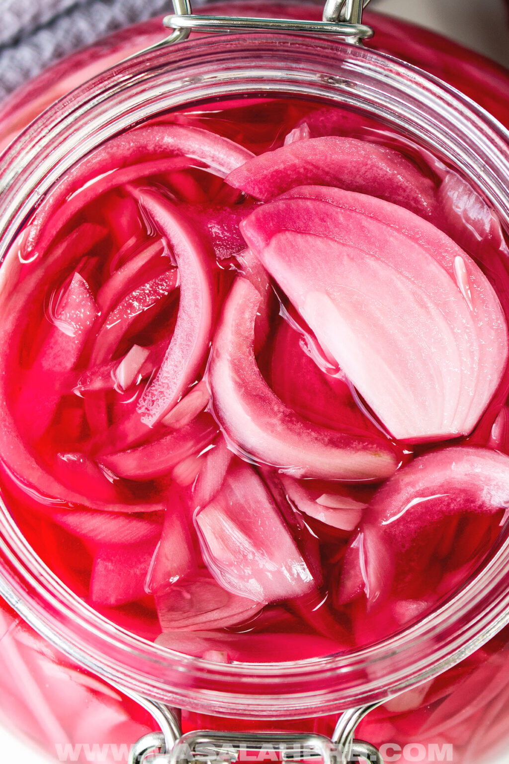 10 Minute Pickled Red Onions (Refrigerator)
