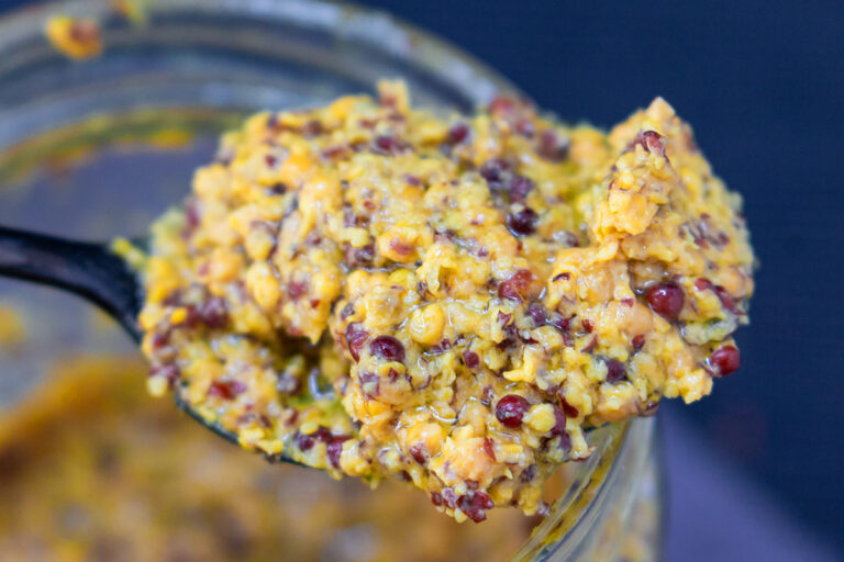 Homemade Whole Grain Mustard Paste
